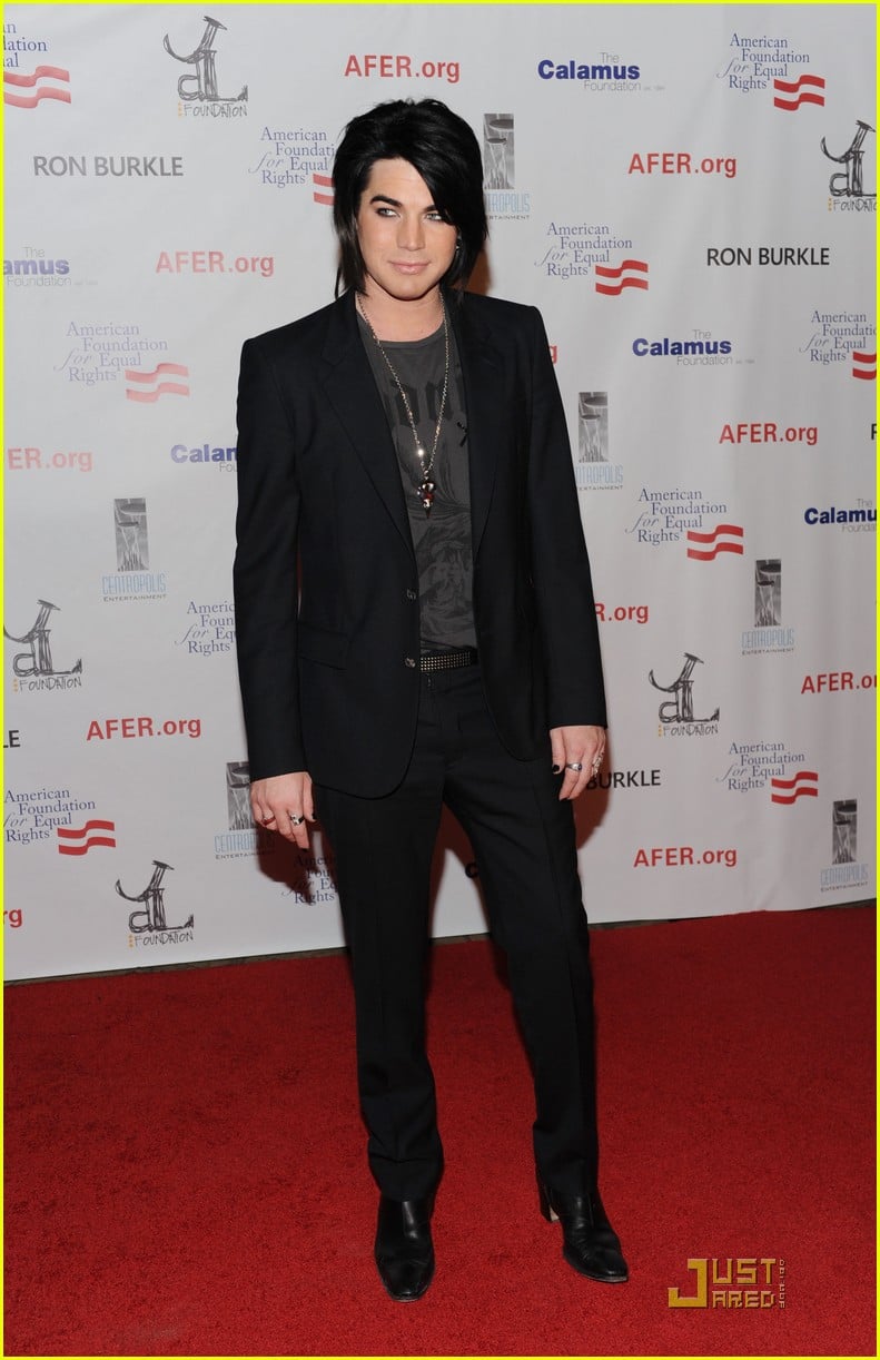 Adam Lambert: Elton John Private Benefit Concert!: Photo 2513028 | Adam ...