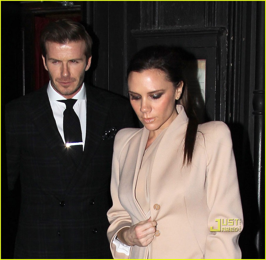 David Beckham & Victoria: Valentine's Day Dinner Date!: Photo 2519996 ...