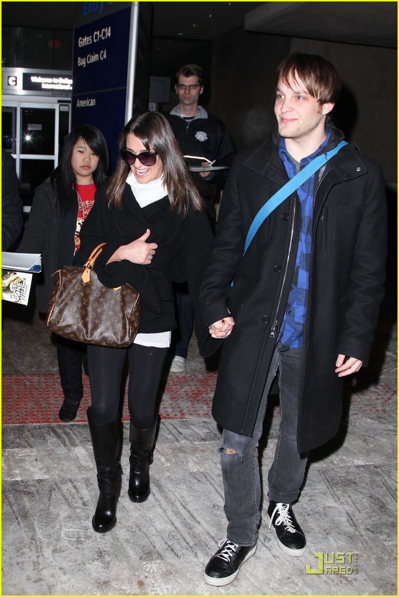 Lea Michele: Super Bowl Weekend with Theo Stockman!: Photo 2517011 ...