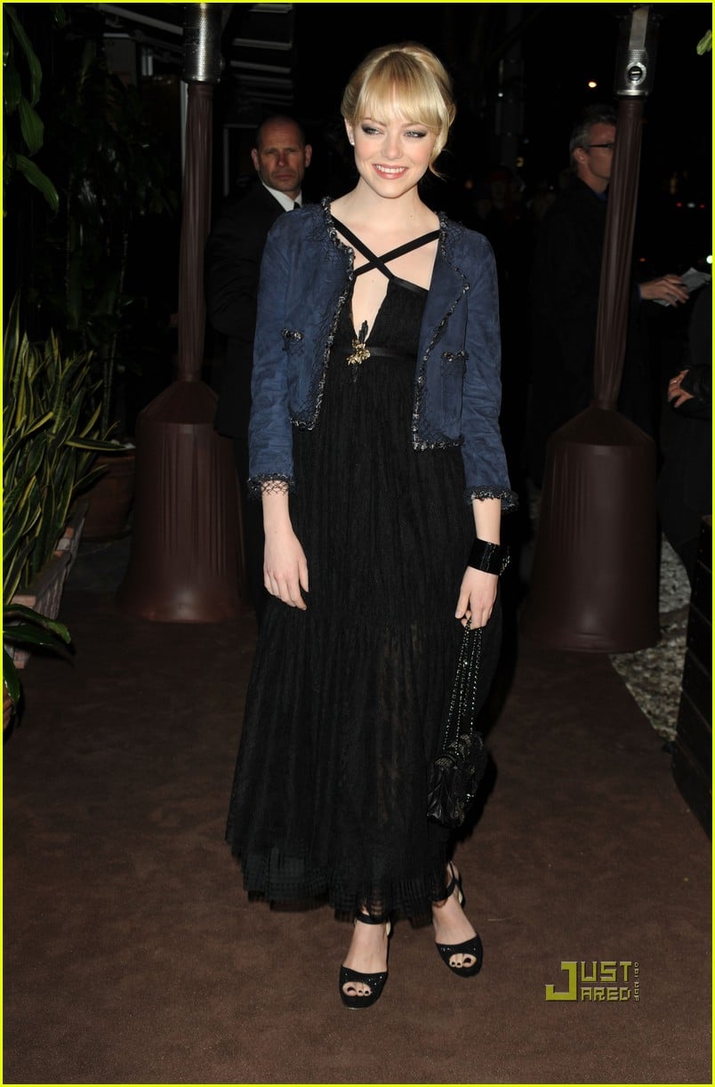 Emma Stone: Chanel & Charles Finch Dinner!: Photo 2523480 | Emma Stone ...