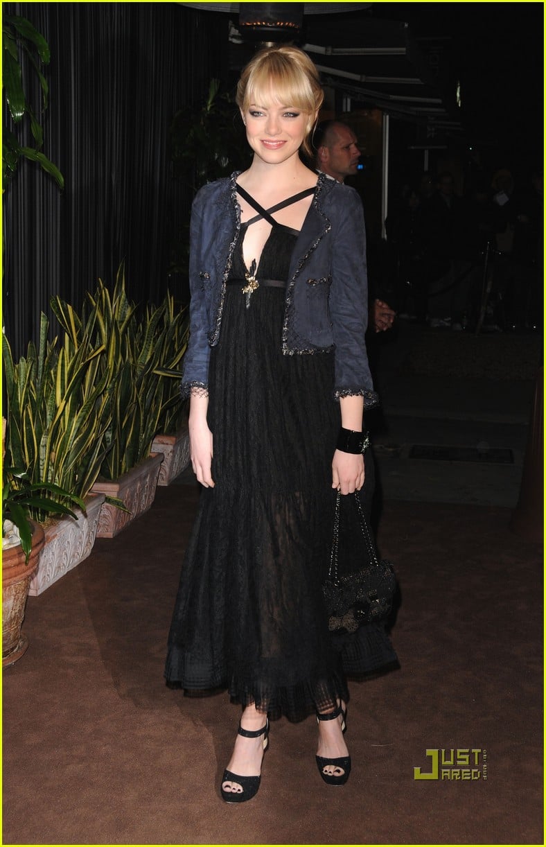 Emma Stone: Chanel & Charles Finch Dinner!: Photo 2523488 | Emma Stone ...