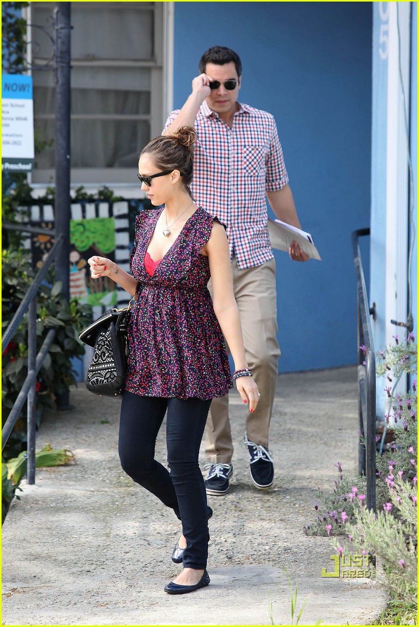 Jessica Alba & Cash Warren Check Out Preschools: Photo 2528123 | Cash ...