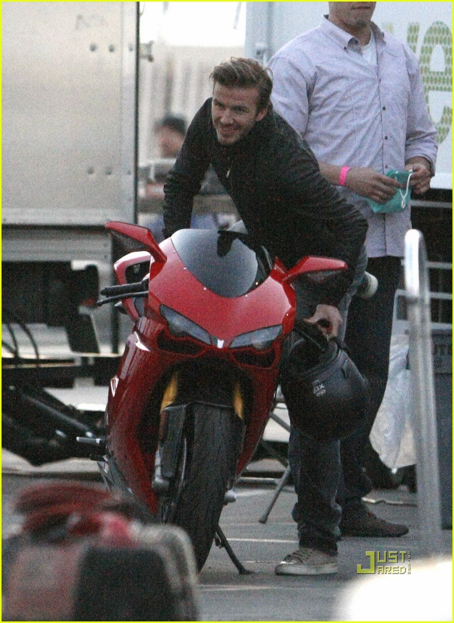 David Beckham: Motorcycle Man: Photo 2531259 | David Beckham Photos ...