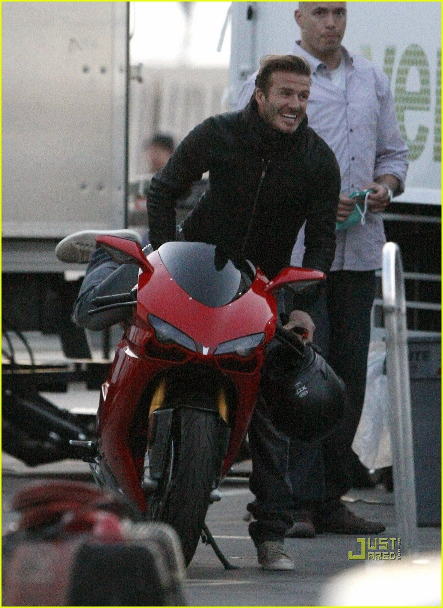 David Beckham: Motorcycle Man: Photo 2531260 | David Beckham Photos ...