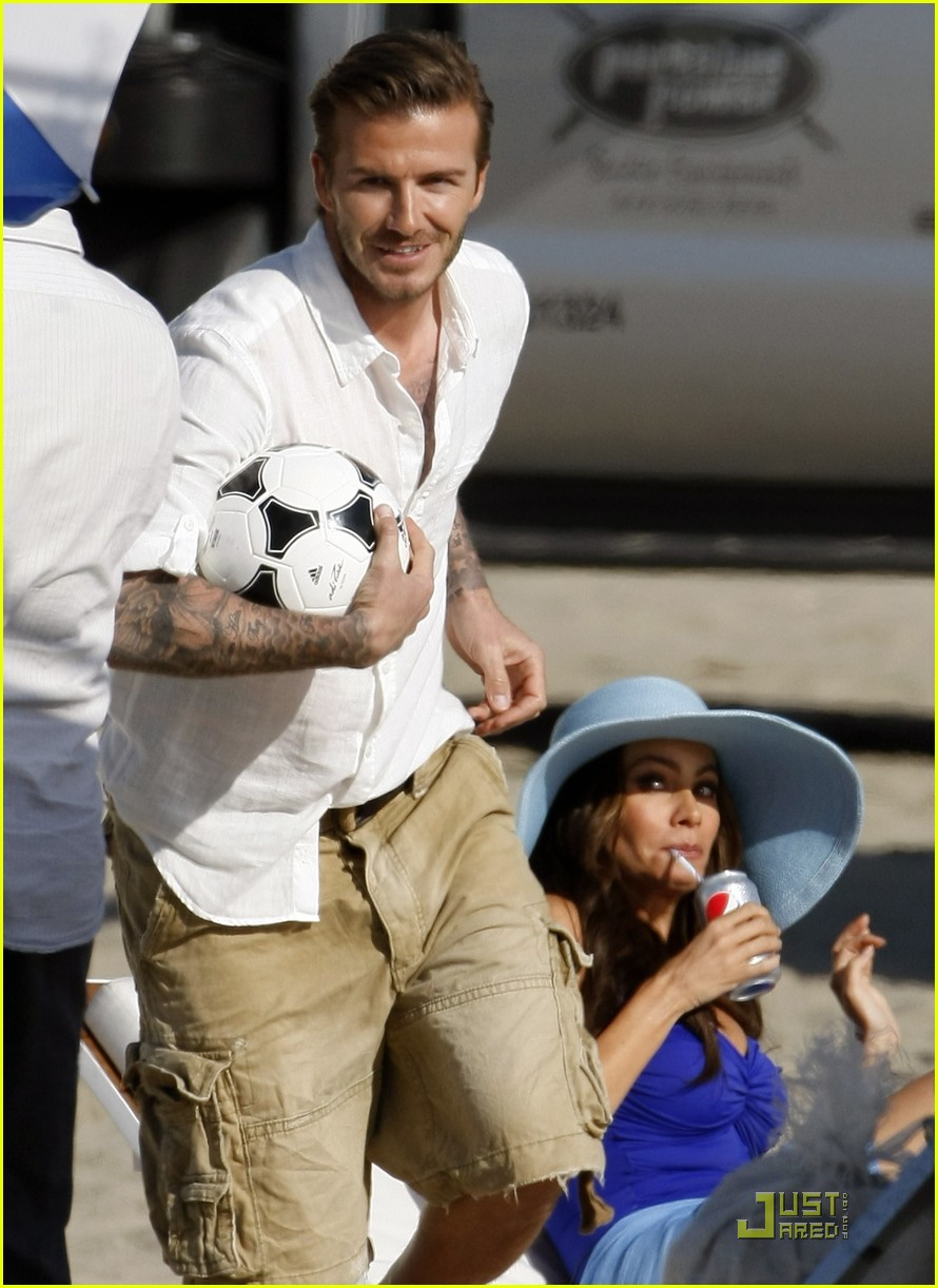 David Beckham: Diet Pepsi Commercial with Sofia Vergara!: Photo 2531093 ...