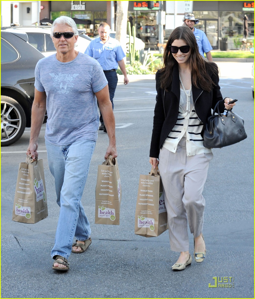 Jessica Biel: Grocery Shopping with Dad: Photo 2527003 | Jessica Biel ...