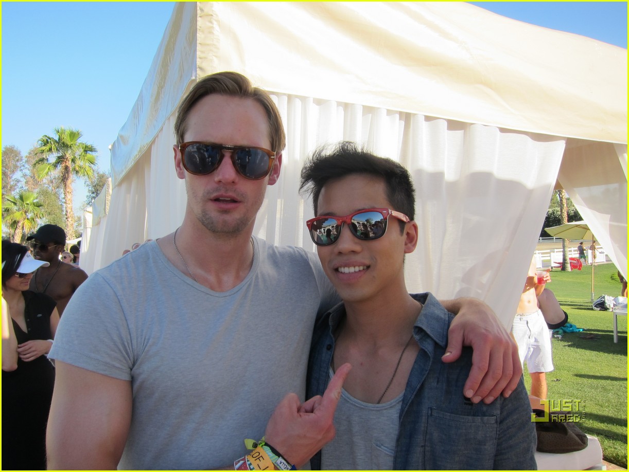 Alexander Skarsgard: Coachella with Jared Followill!: Photo 2536523 ...