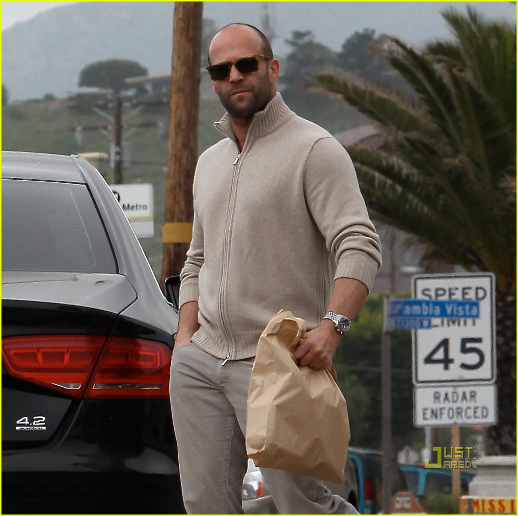 Jason Statham Brown Bags It: Photo 2532499 | Jason Statham Photos ...