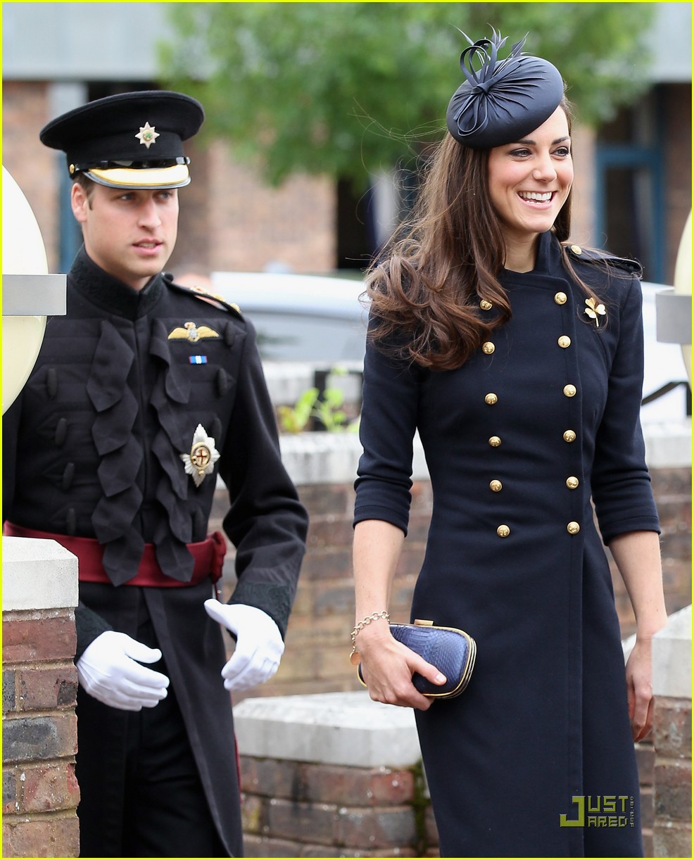 Prince William & Kate: Irish Guards Medal Ceremony: Photo 2555291 ...