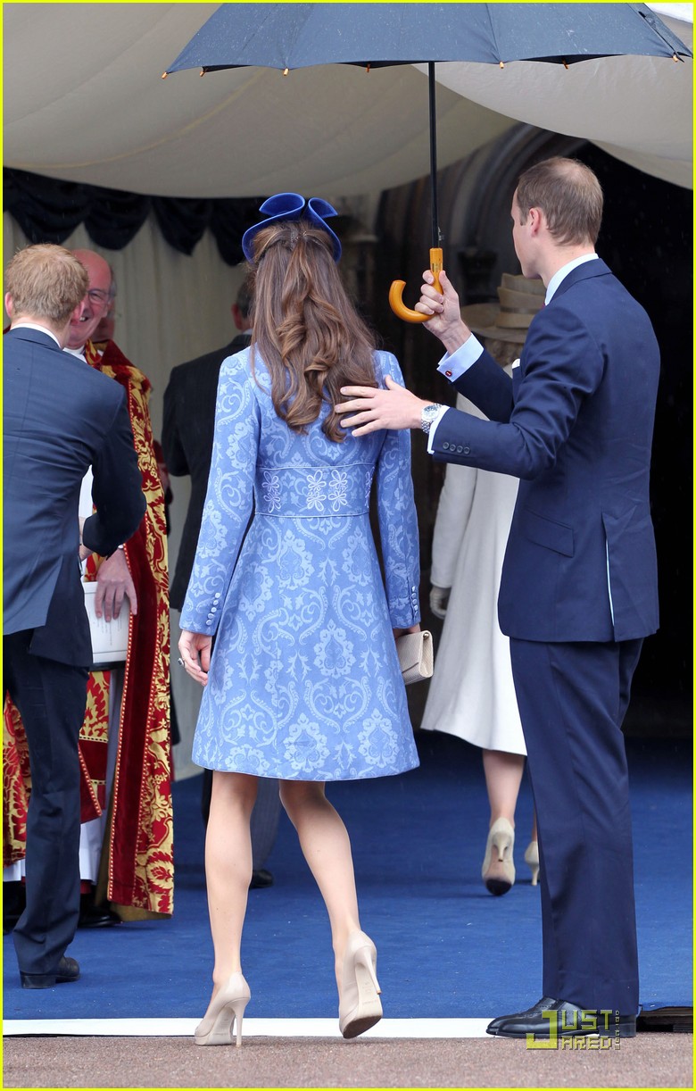 Prince William & Kate: Sunday Church with Prince Harry!: Photo 2551785 ...