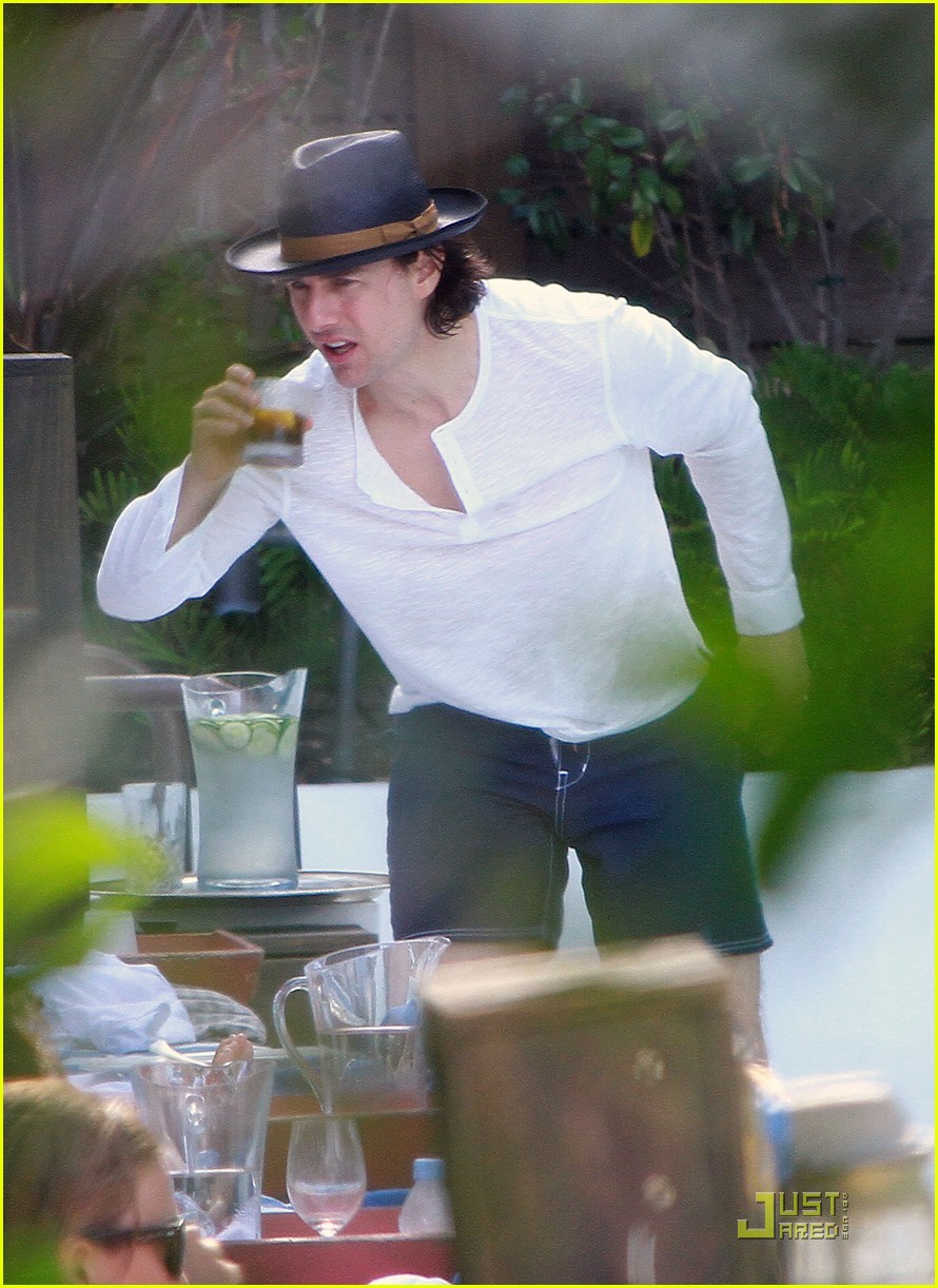 Suri Cruise At The Pool