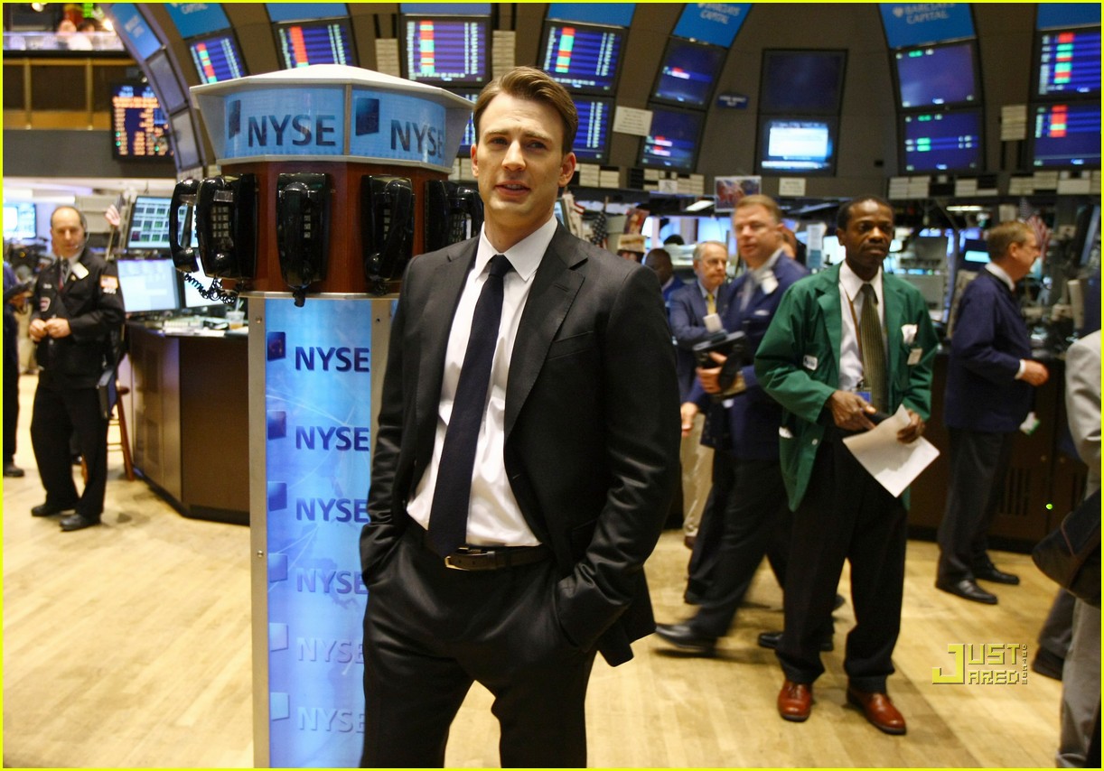 Chris Evans Rings NYSE Opening Bell: Photo 2559733 | Chris Evans Photos ...