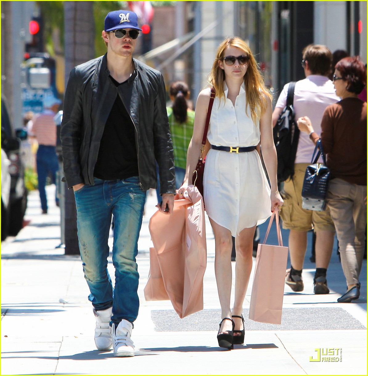 Chord Overstreet & Emma Roberts: Beverly Hills Shoppers!: Photo 2561109 ...