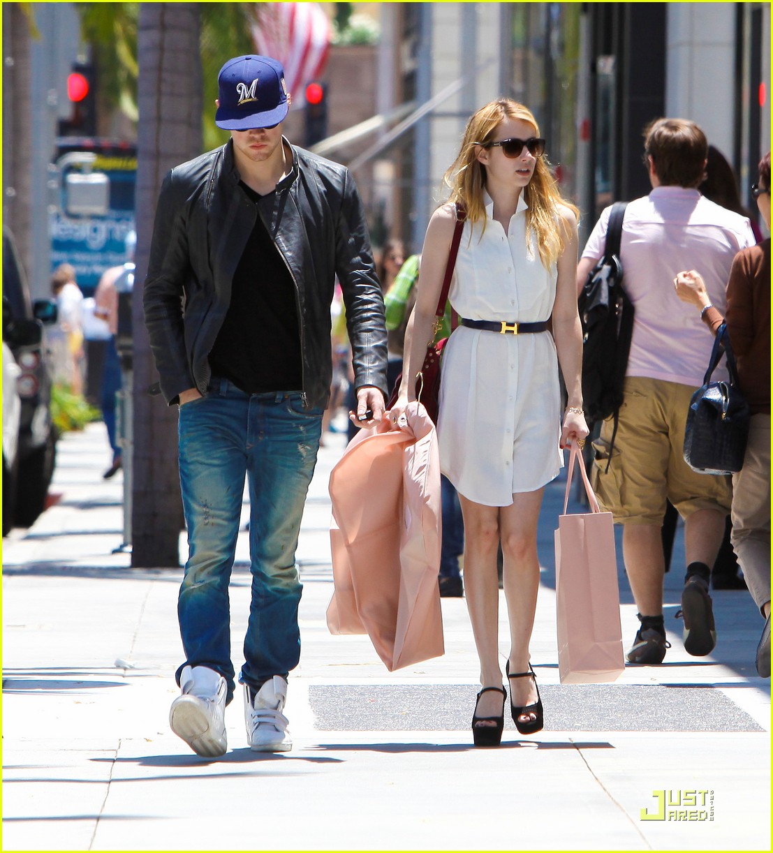 Chord Overstreet & Emma Roberts: Beverly Hills Shoppers!: Photo 2561116 ...