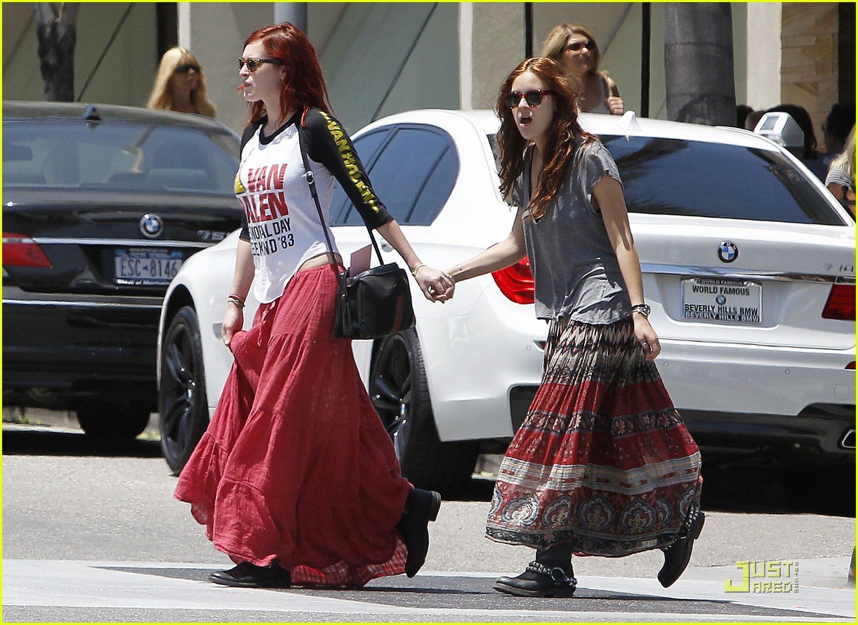 Photo: rumer willis sister walk 09 | Photo 2561551 | Just Jared ...