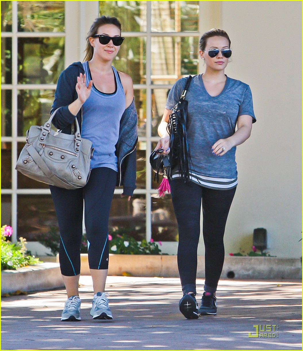 Hilary & Haylie Duff: Workout Women: Photo 2572748 | Haylie Duff ...