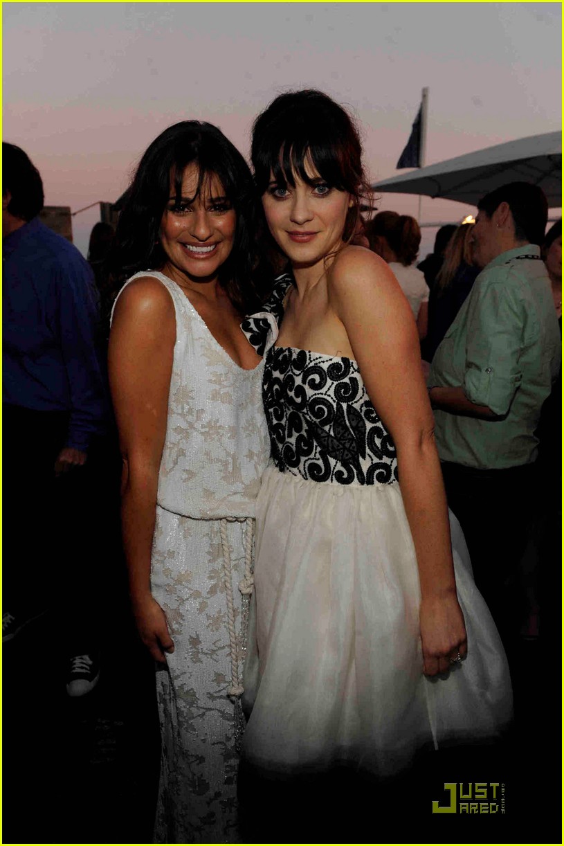 Lea Michele & Jenna Ushkowitz: Glee Cast at FOX All Star Party!: Photo ...