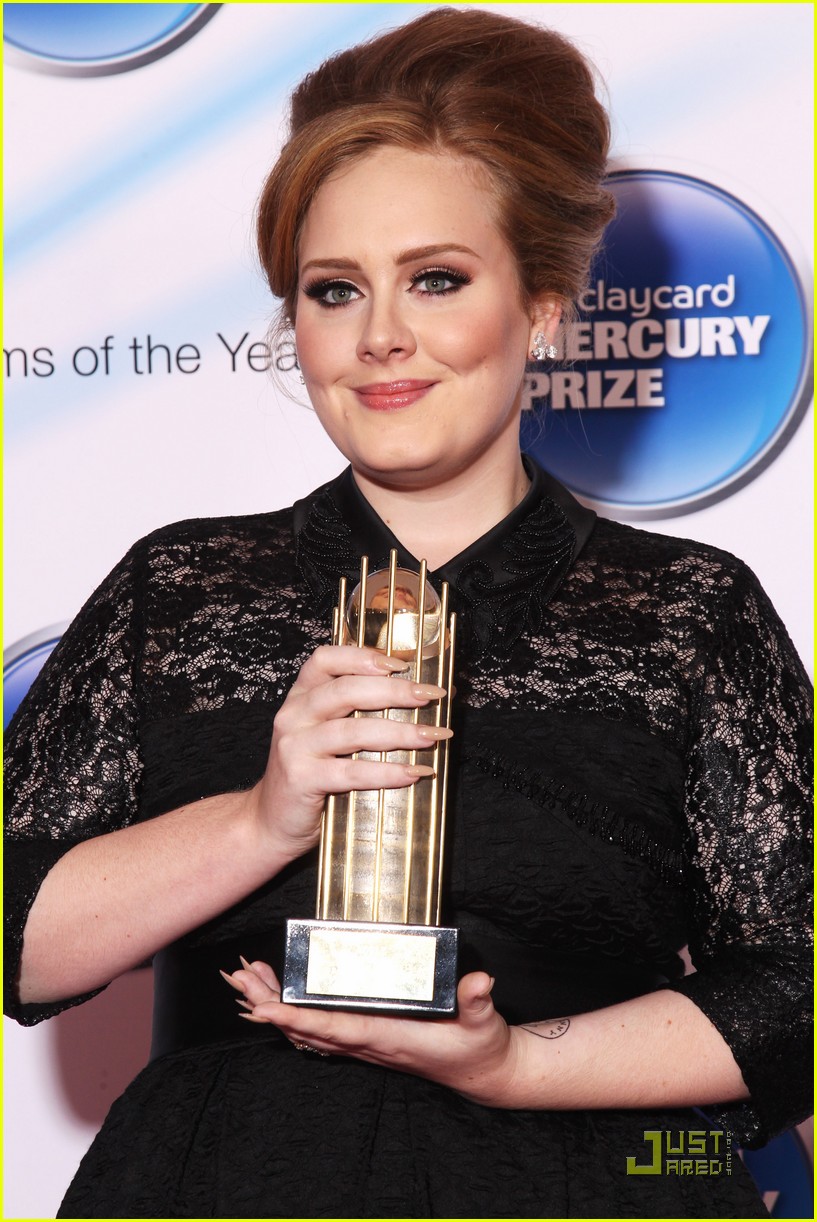 Adele: 2011 Barclaycard Mercury Prize!: Photo 2577185 | Adele Photos ...