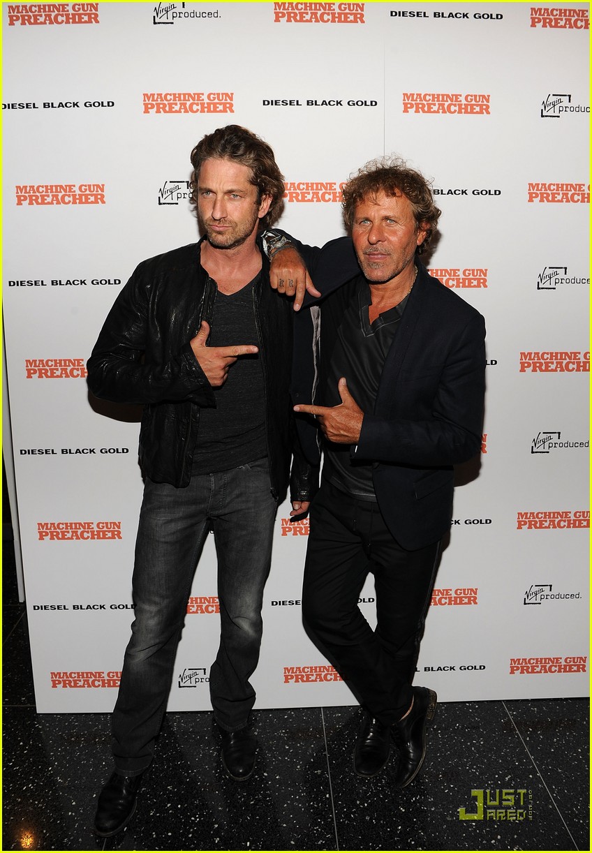 Gerard Butler: 'Machine Gun Preacher' Screening in NYC!: Photo 2579899 ...