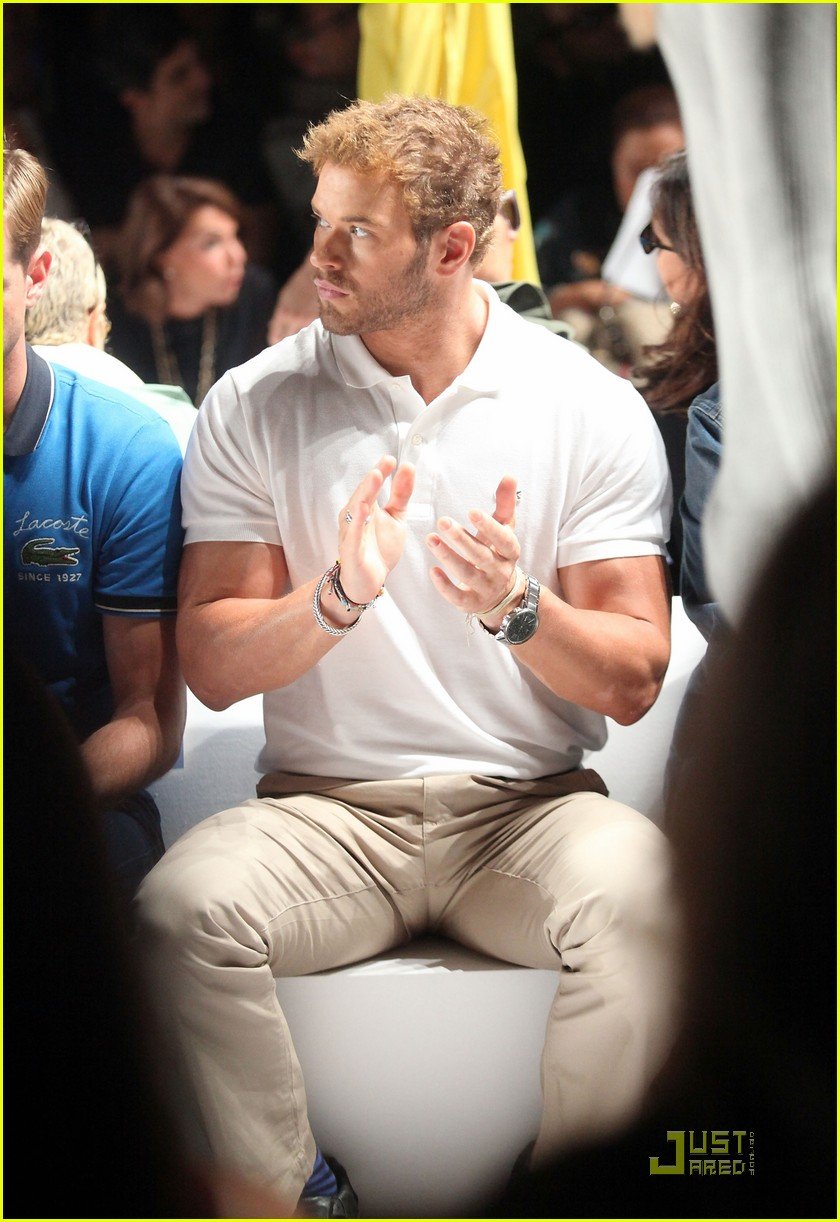 Kellan Lutz: Fashion Week Fun with James Marsden: Photo 2578778 | Ed ...