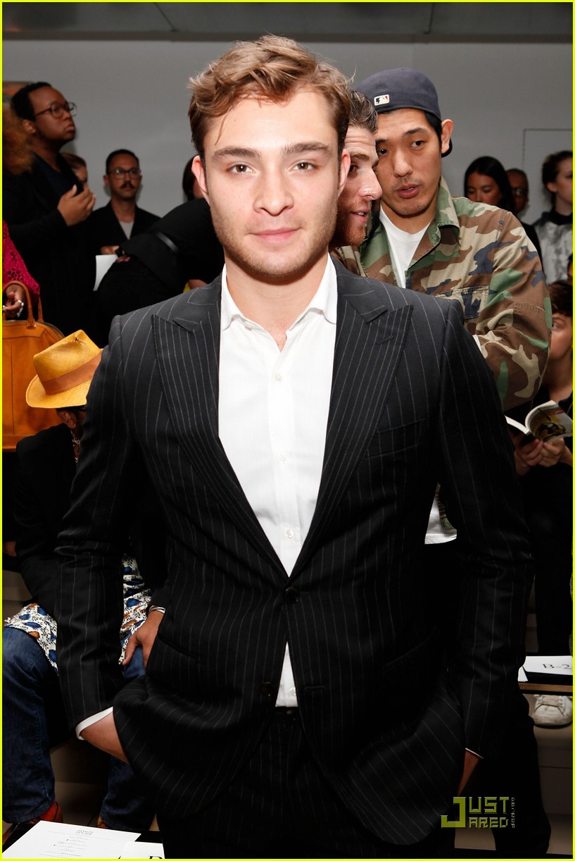 Ed Westwick Supports Simon Spurr at Fashion Week: Photo 2579302 | 00 ...