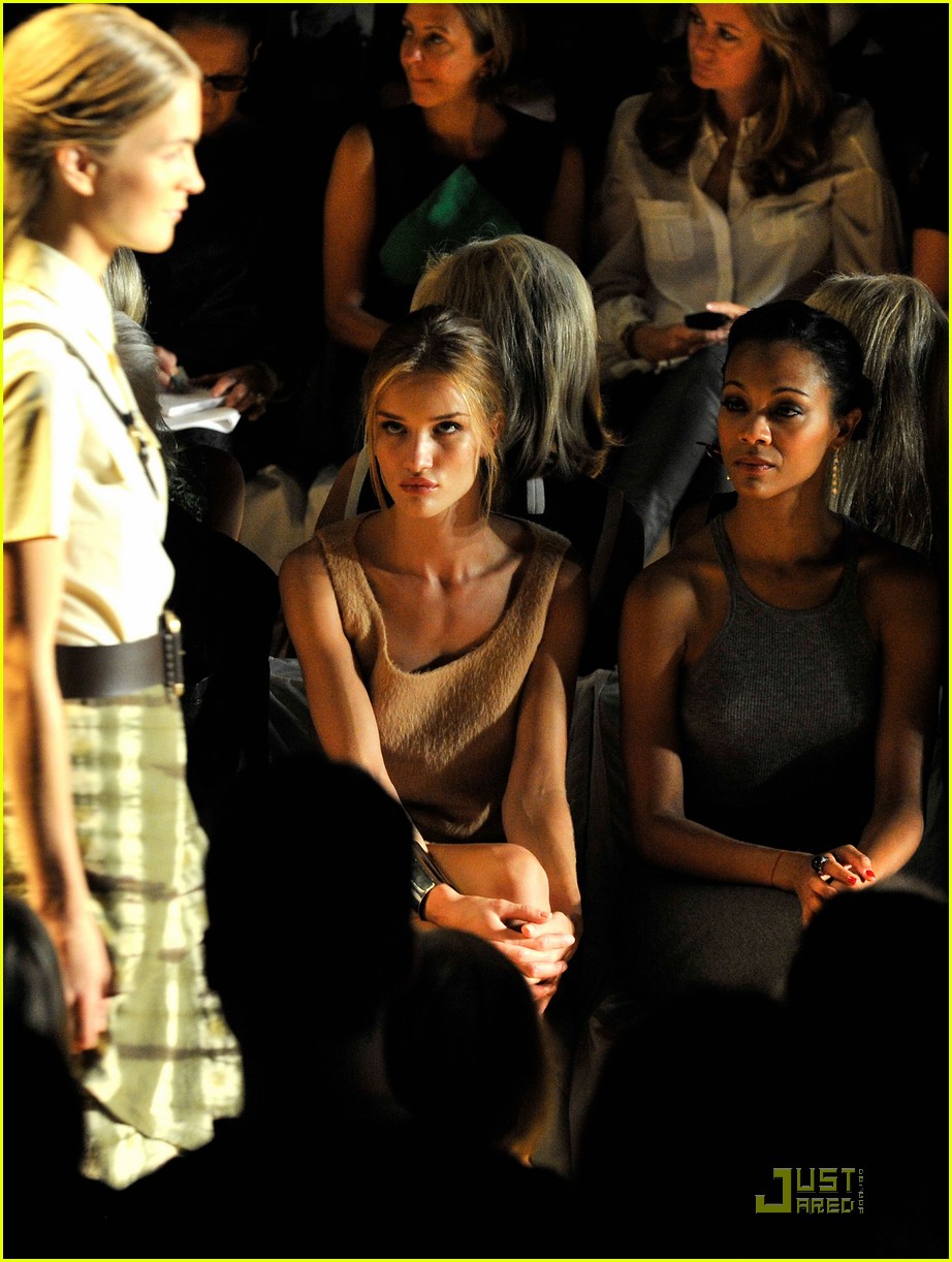 Rosie Huntington-Whiteley & Zoe Saldana: Michael Kors Show!: Photo ...