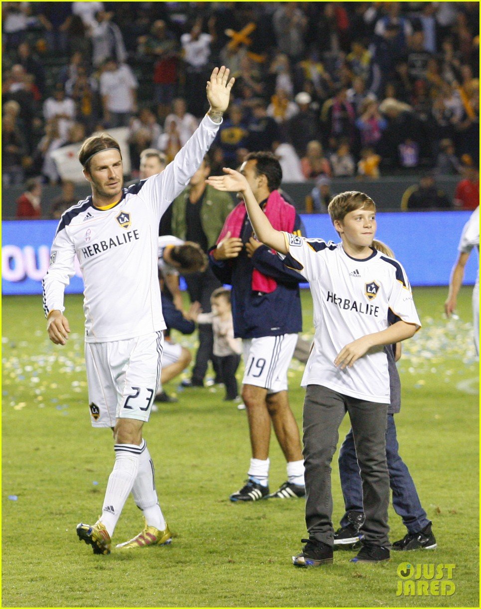 David Beckham: Galaxy Celebration with the Boys!: Photo 2590722 ...