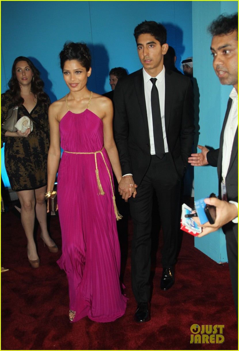 Freida Pinto & Dev Patel: 'Black Gold' Premiere in Qatar!: Photo 2593559 | Dev Patel, Freida ...
