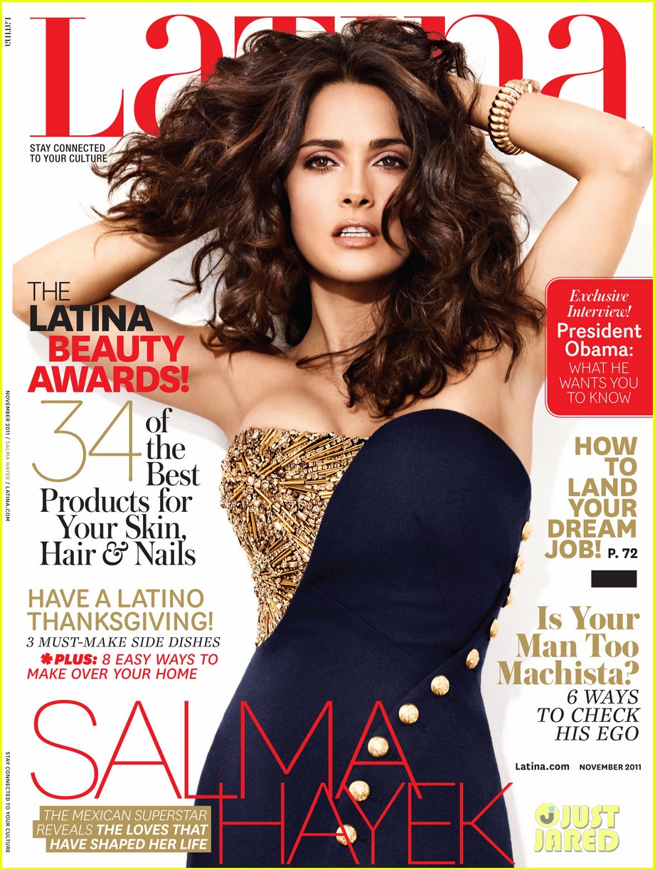 Salma Hayek Covers 'Latina' November 2011: Photo 2588769 | Magazine ...