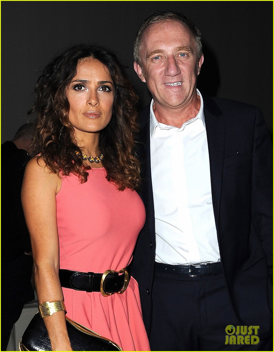 Salma Hayek: Alexander McQueen Show at Paris Fashion Week!: Photo ...