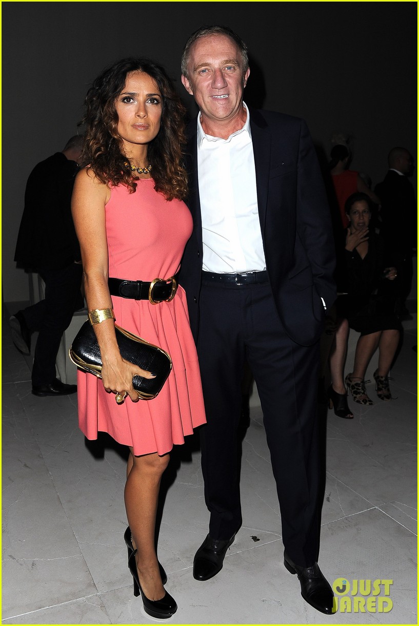 Salma Hayek: Alexander McQueen Show at Paris Fashion Week!: Photo ...