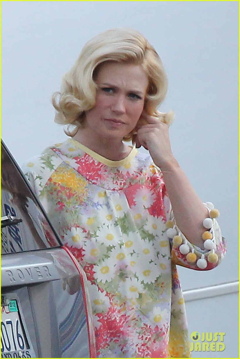 January Jones: Back to Work After Giving Birth!: Photo 2588625 ...