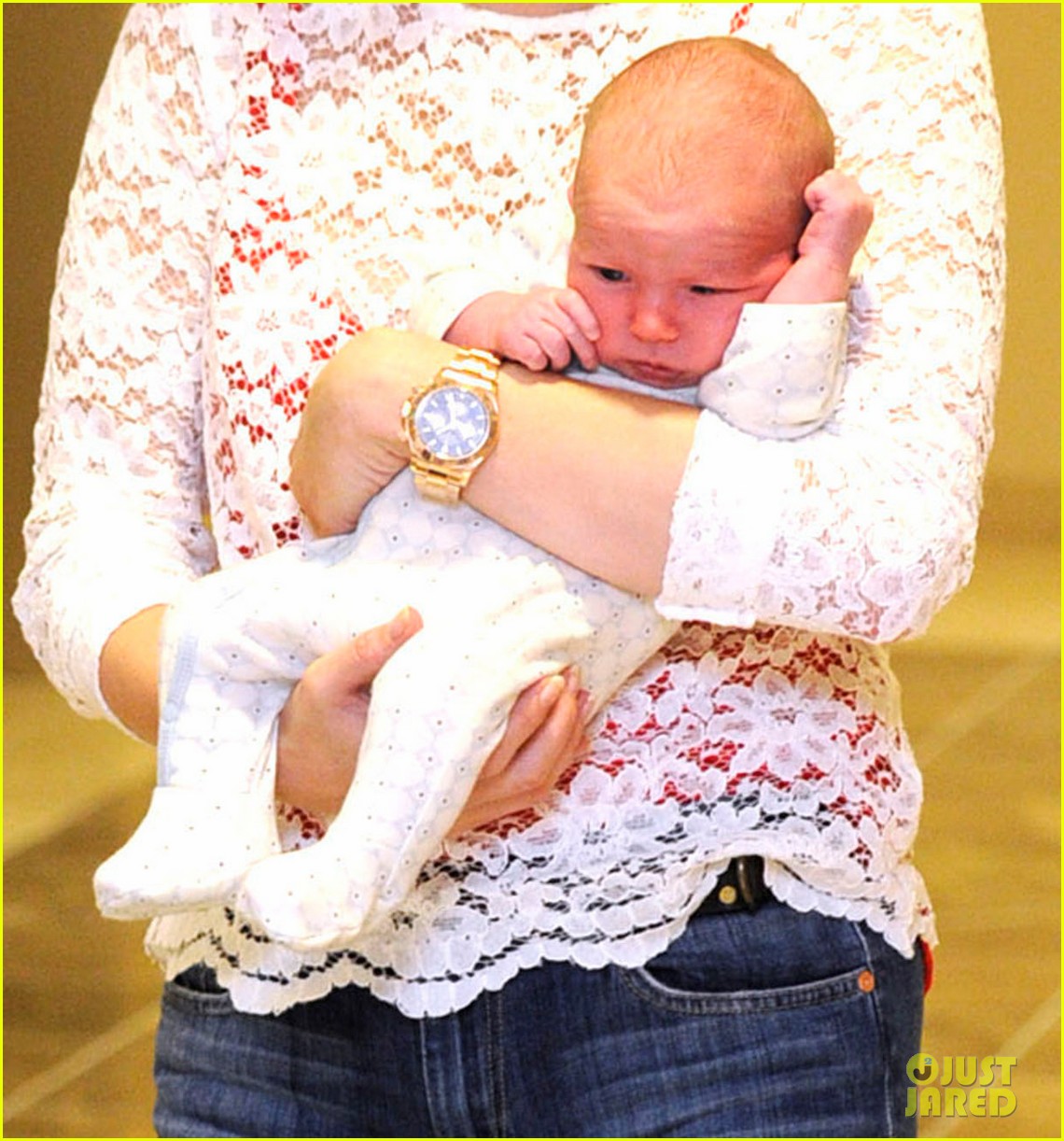 January Jones: Baby Xander's First Pictures!: Photo 2588858 | Celebrity ...