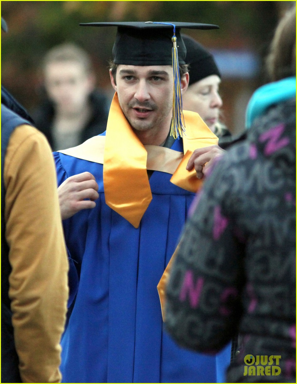 Shia LaBeouf: Graduation Robes for 'Company You Keep': Photo 2594409 ...