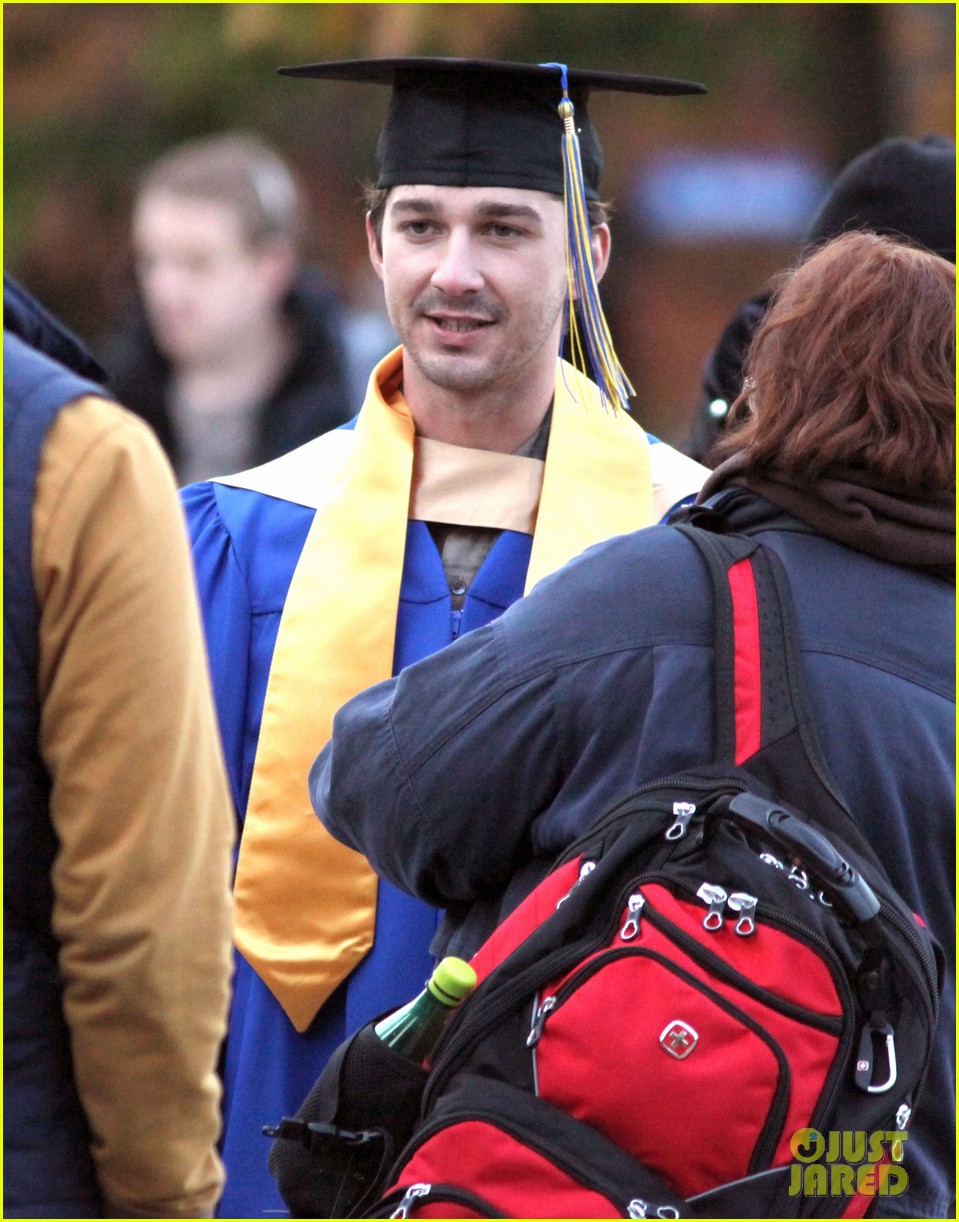 Shia LaBeouf: Graduation Robes for 'Company You Keep': Photo 2594411 ...