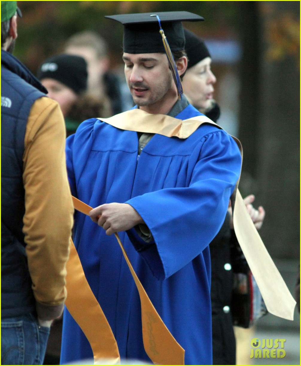 Shia LaBeouf: Graduation Robes for 'Company You Keep': Photo 2594414 ...