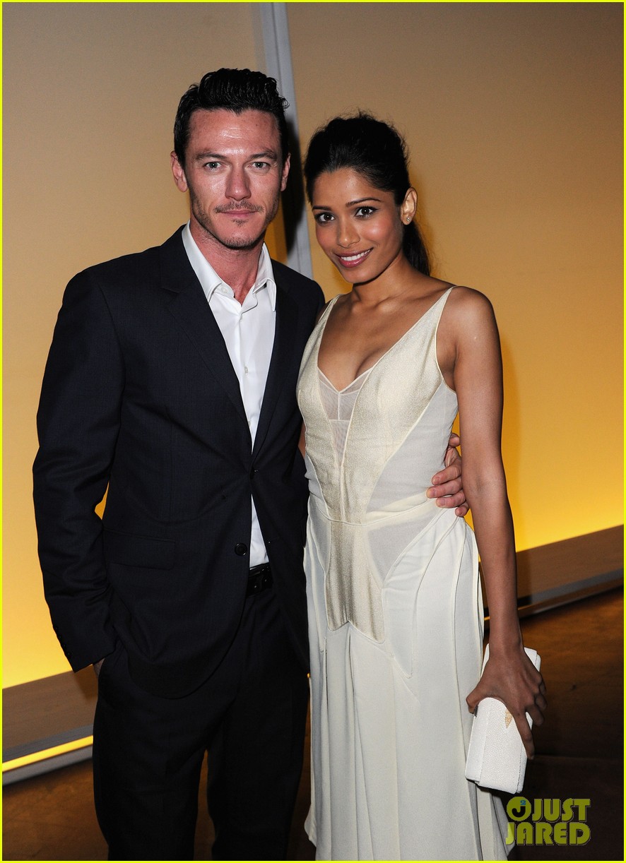 Freida Pinto: Calvin Klein Dinner with Luke Evans!: Photo 2589696 ...