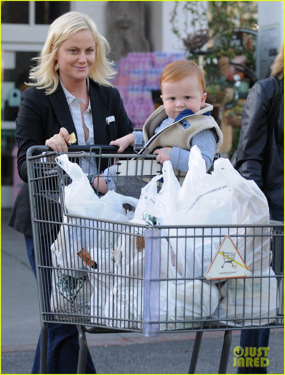 Amy Poehler & Abel: Grocery Shopping!: Photo 2594323 | Abel Arnett, Amy ...