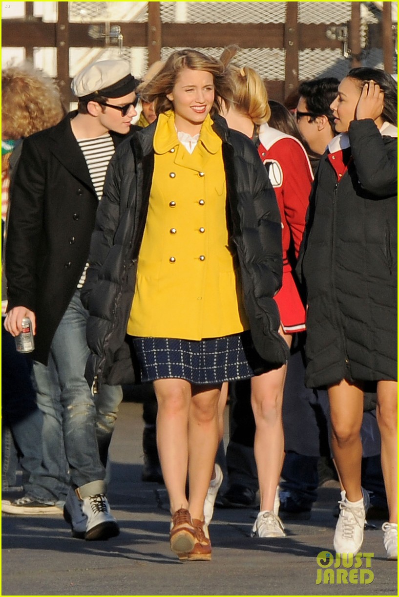 Dianna Agron & Lea Michele: 'Glee' Goes 'Grease'!: Photo 2607371 ...