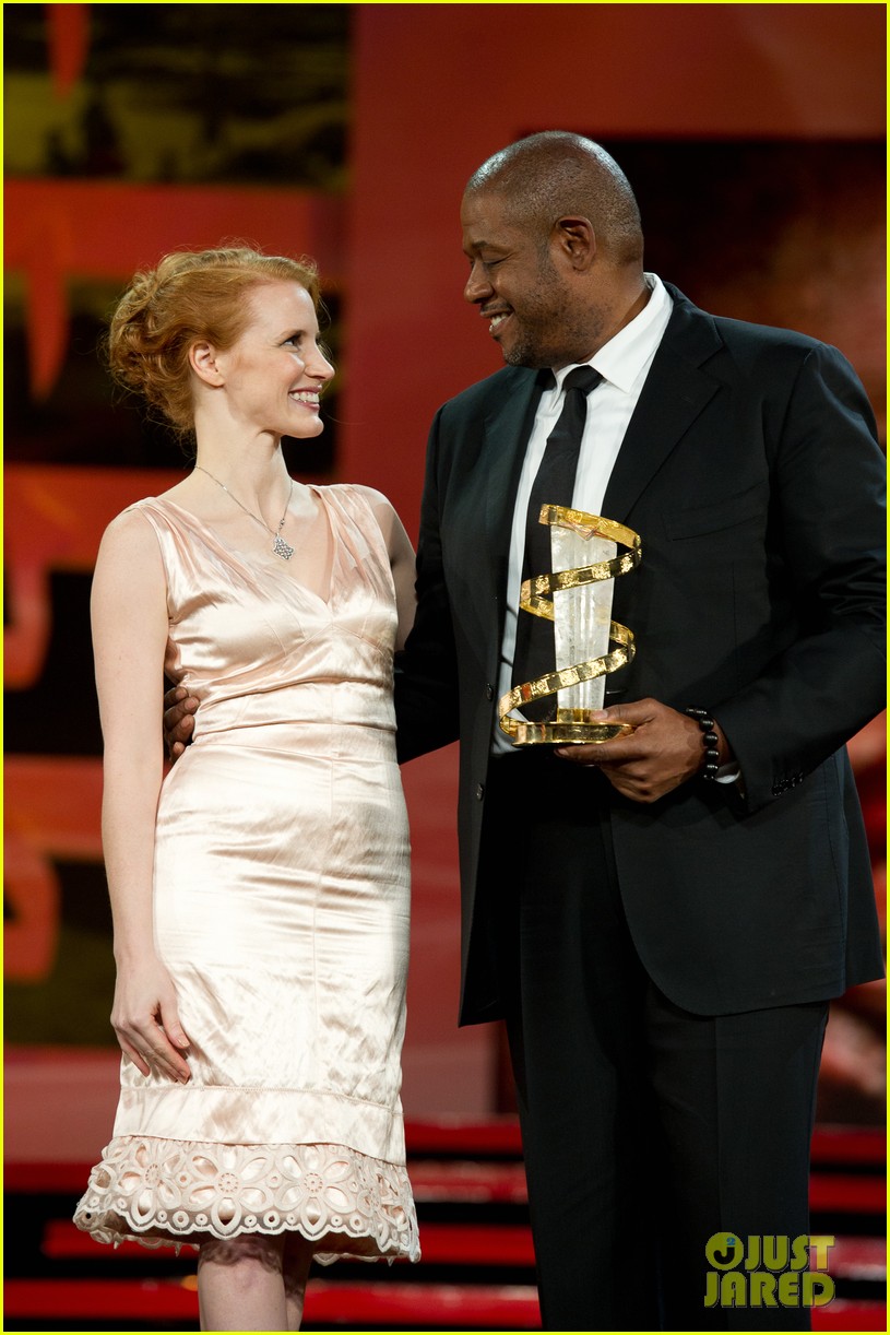 Jessica Chastain Pays Tribute to Forest Whitaker: Photo 2607872 ...