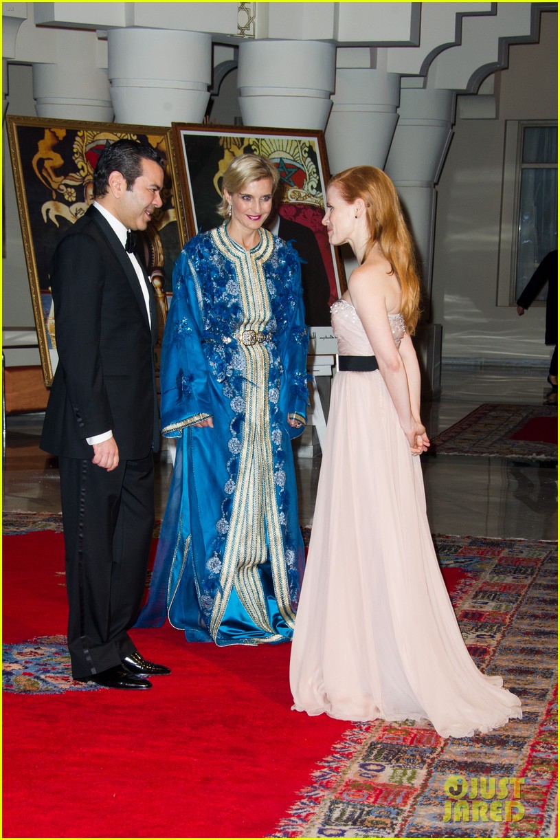 Jessica Chastain Meets Prince Moulay Rachid in Marrakech: Photo 2606456 ...