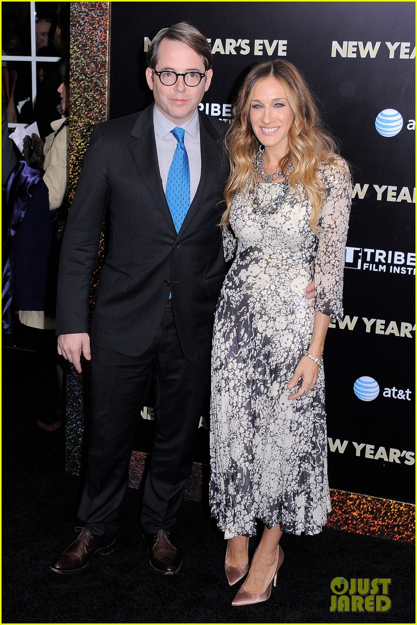 Sarah Jessica Parker: 'NYE' Premiere With Matthew Broderick!: Photo ...