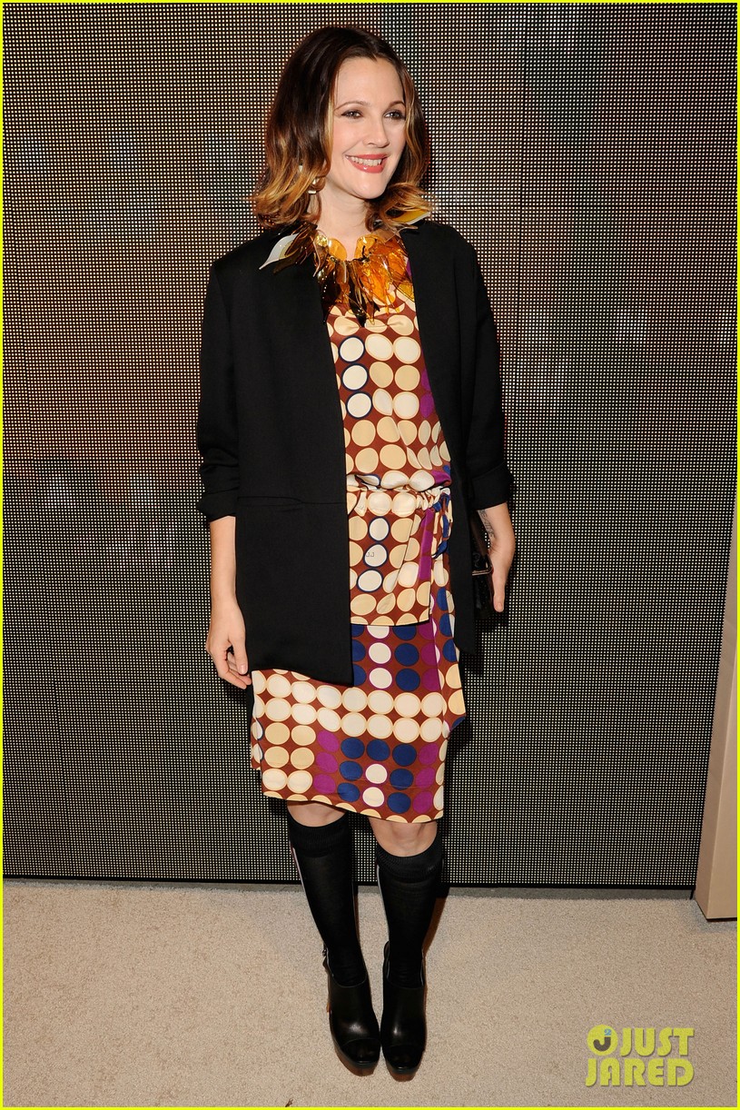 Drew Barrymore & Jessica Chastain: Marni for H&M Launch!: Photo 2630273 ...