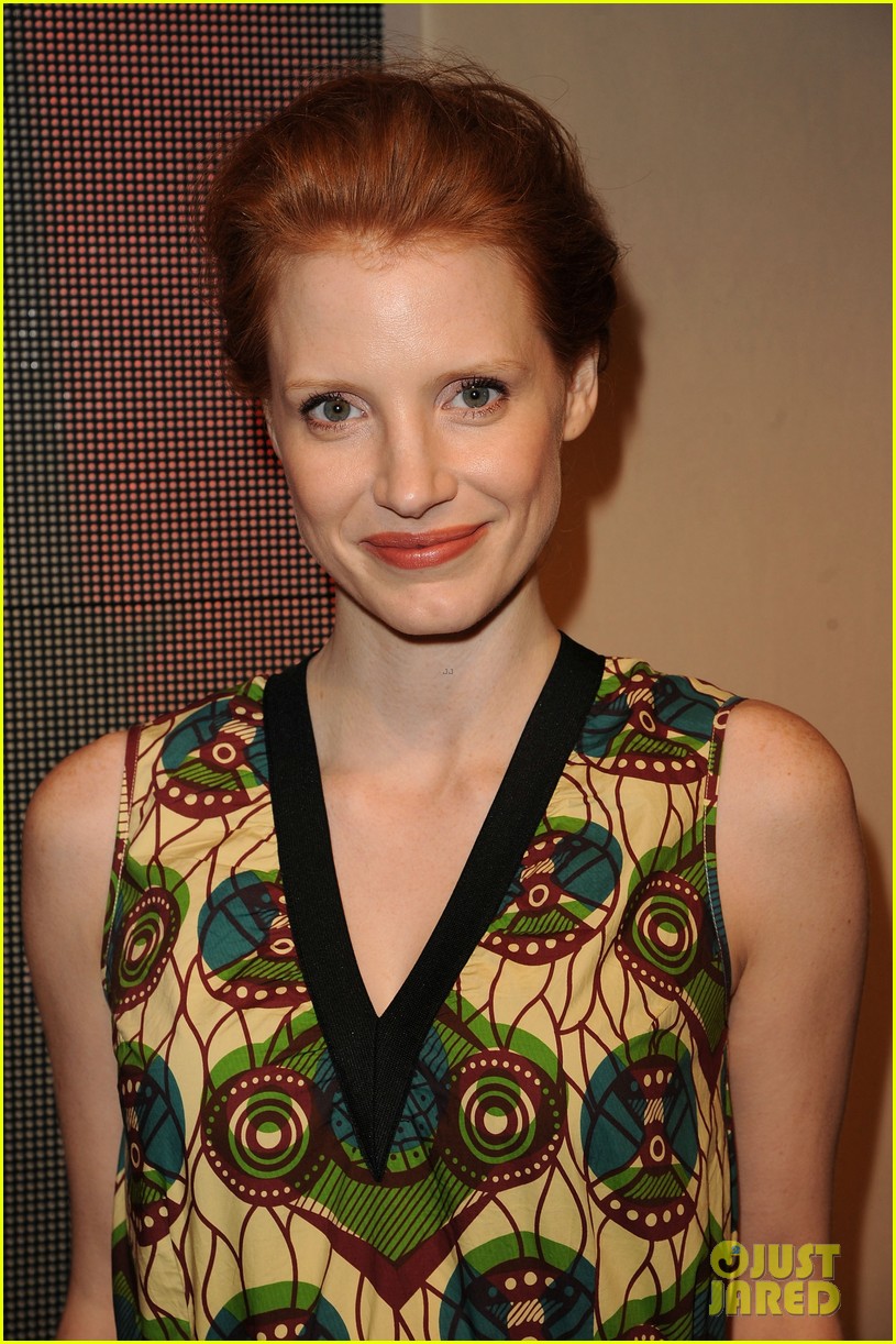 Drew Barrymore & Jessica Chastain: Marni for H&M Launch!: Photo 2630282 ...