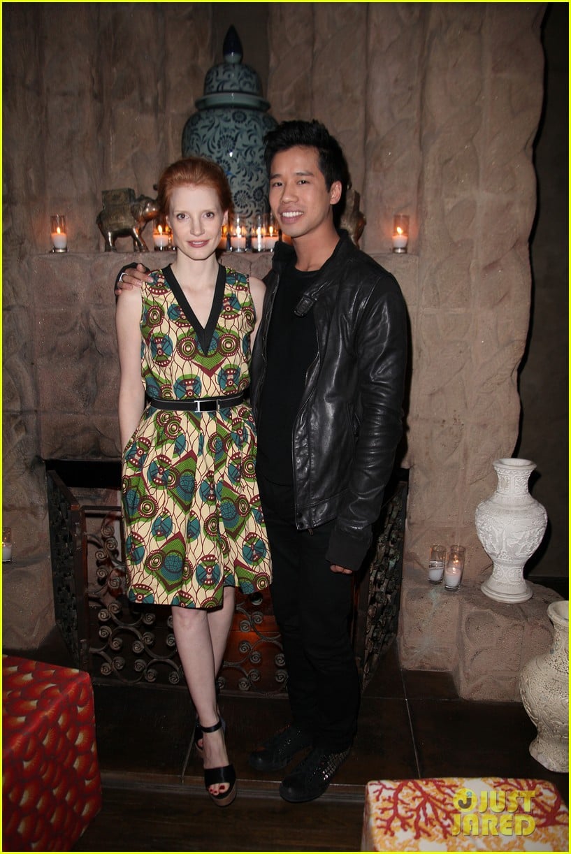 Drew Barrymore & Jessica Chastain: Marni for H&M Launch!: Photo 2630288 ...