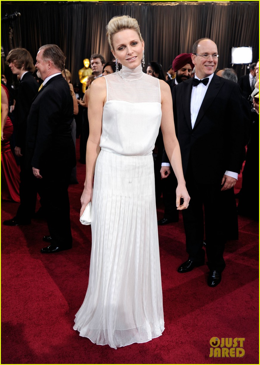 Princess Charlene & Prince Albert - Oscars 2012 Red Carpet: Photo ...
