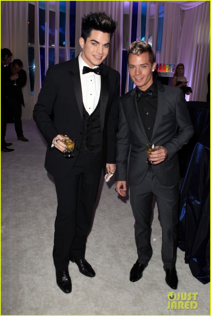 Adam Lambert & Sauli Koskinen - Elton John Oscar Party: Photo 2633680 ...