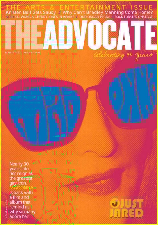 Madonna Covers 'The Advocate': Photo 2624605 | Madonna, Magazine Photos ...