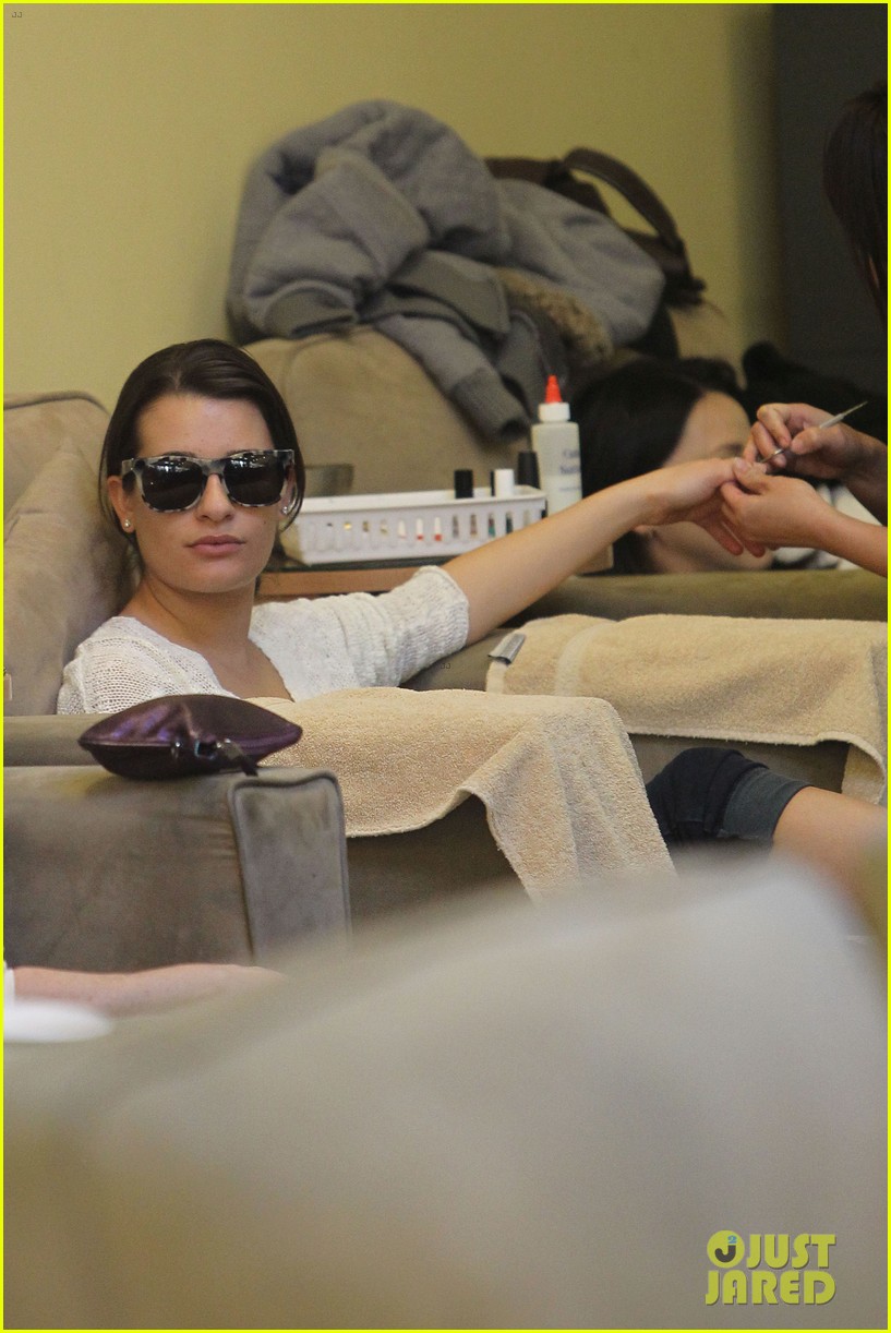 Lea Michele: Saturday Salon Stop with Mom Edith!: Photo 2625452 | Lea ...