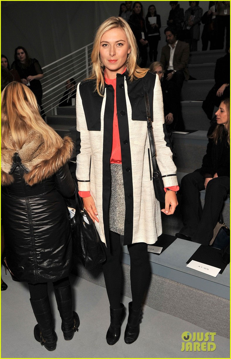 Maria Sharapova: Vera Wang & Rodarte Fashion Shows!: Photo 2629000 ...
